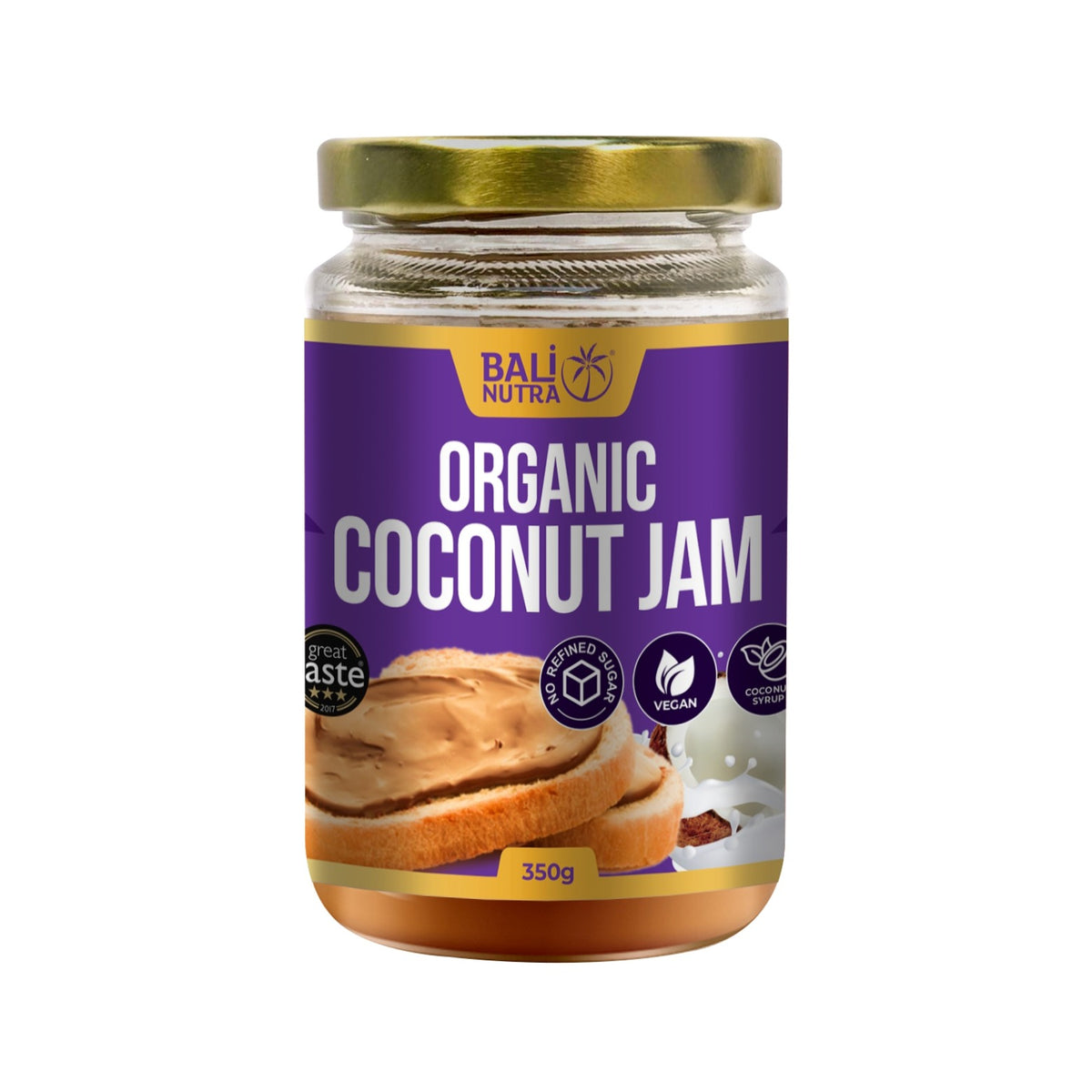 Organic Coconut Jam 350g – BaliNutra